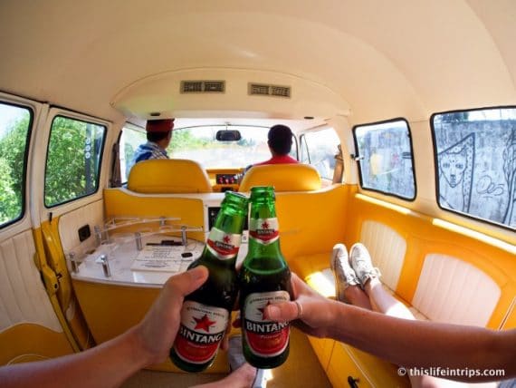 Cutting up Kuta on a Retro Bali Booze Bus - This Life in Trips
