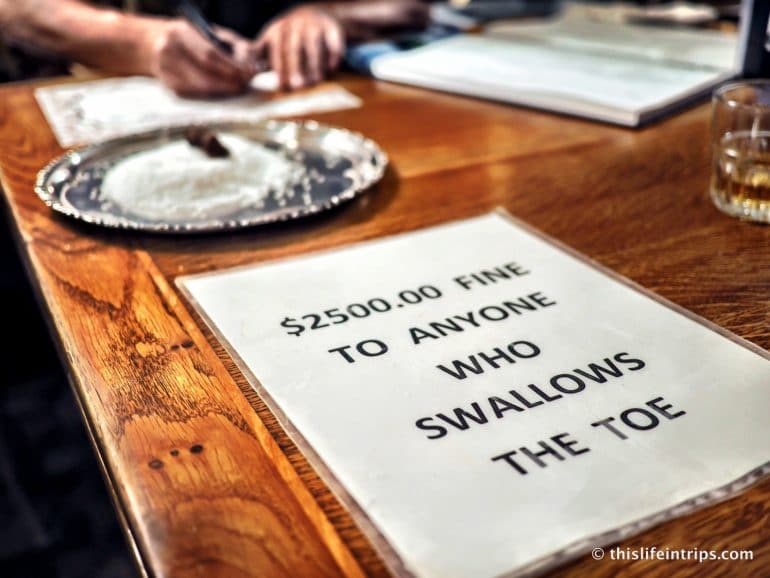 The Sourtoe Cocktail in Dawson City: Yukon Jack & Human Toe