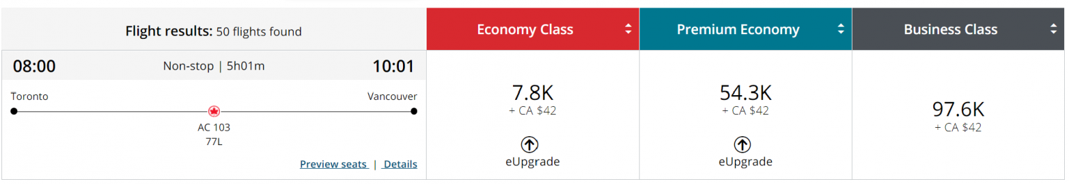 Air Canada eUpgrade Credits – How To Unlock and Maximize Their Value