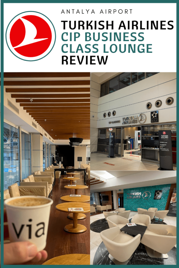 Turkish Air Lines CIP Lounge Antalya Airport Review
