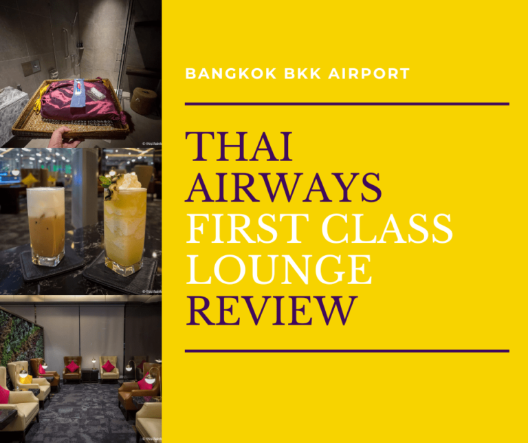 Thai Airways First Class Lounge Review: Bangkok Airport 2024
